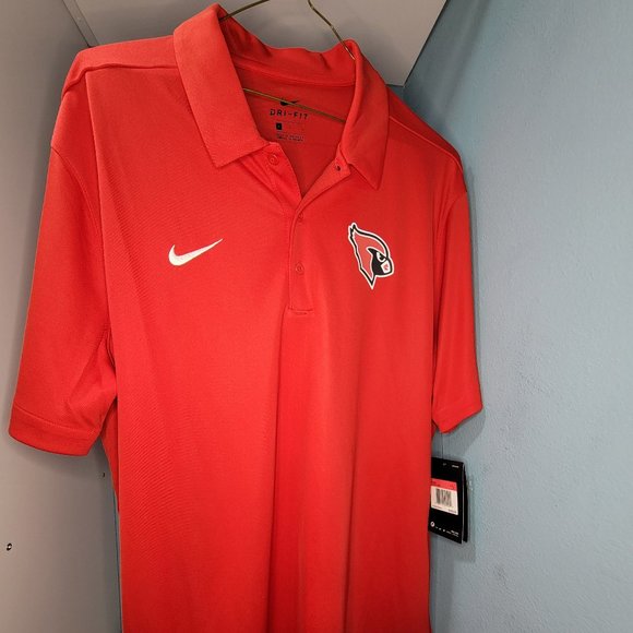 Nike | Shirts | Nwt Nike Mens Football Red Size L Polo | Poshmark